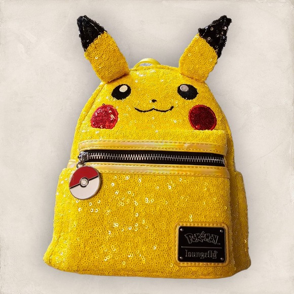 Loungefly | Bags | Loungefly Pokemon Sequin Pikachu Mini Backpack ...